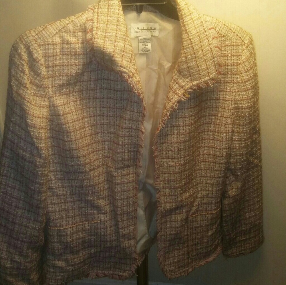 Womens Tweed Blazer - Gem